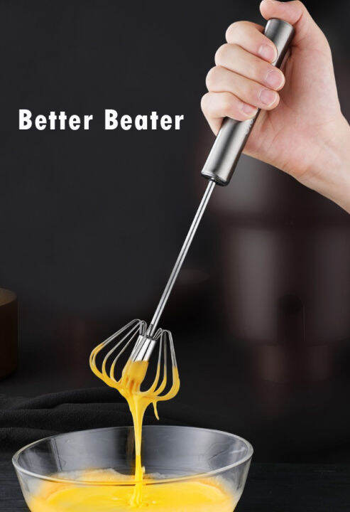 Whisk Push Whip Wire Mixer Egg Better Beater Frothy Whipping 半自动打蛋器 ...