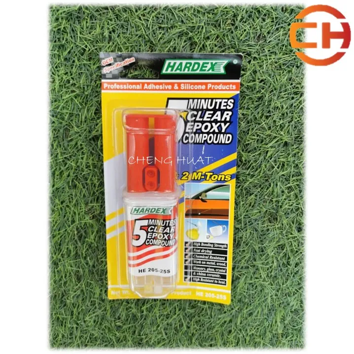HARDEX 5 MINUTES CLEAR EPOXY COMPOUND READY (MIX 2 TON GUM) | Lazada