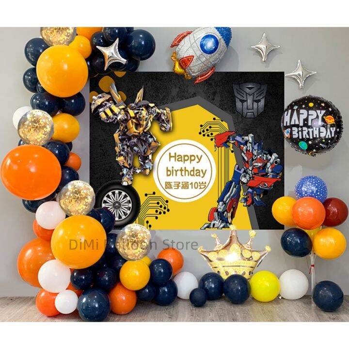 【COD】 112 Pieces Transformers Themed Birthday Decoration Set Latex ...