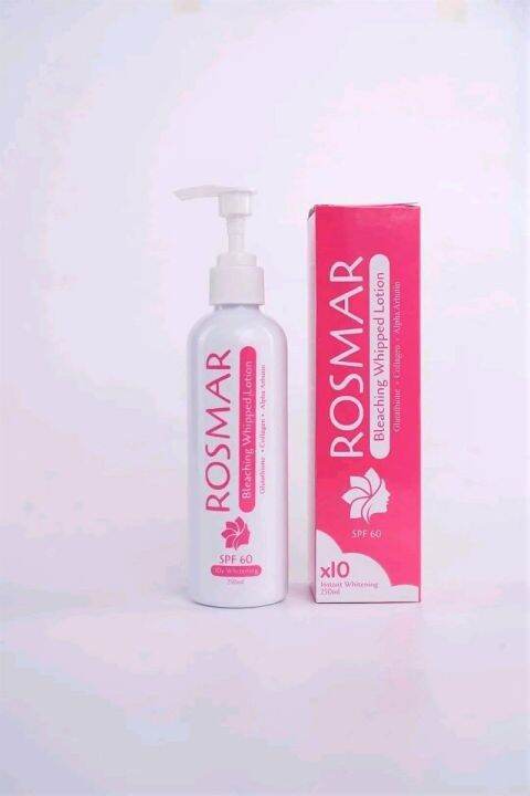Rosmar Bleaching Whipped Lotion 250ml Instant Whitening Original Anti ...