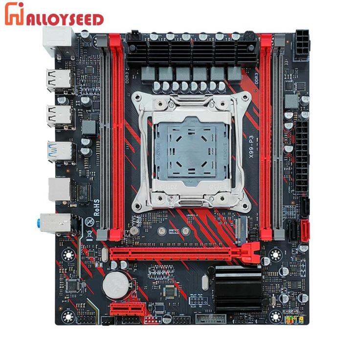 DDR3 ECC Computer Motherboard E5 2666 V3 LAG2011-V3 PC Mainboard ...