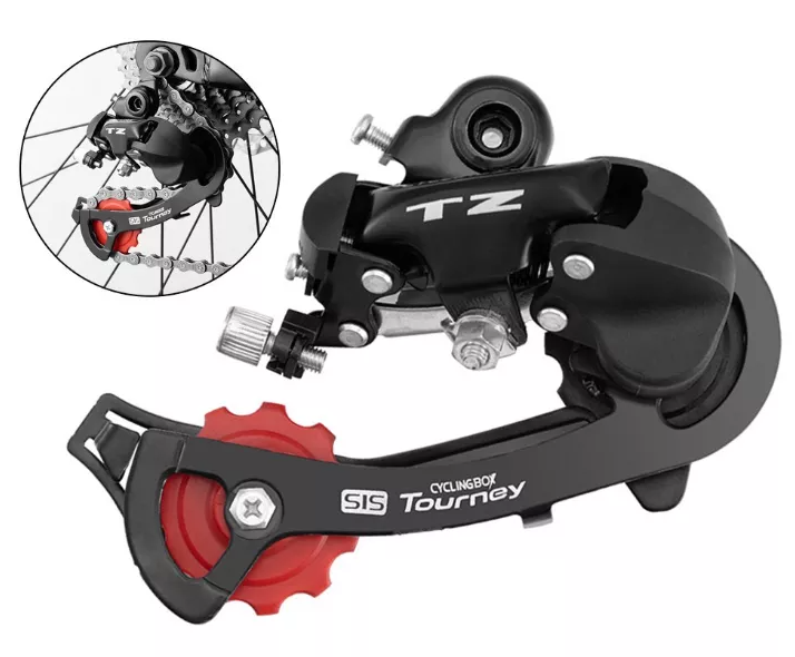 SHIMANO RD Tourney RD-TZ500 Rear Derailleur 6/7/8 Speed Direct Mount ...