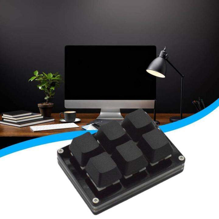 6 Keys Black Keypad Mini Keyboard Copy Paste Custom Key Mechanical Key ... 6 Keys Black Keypad Mini Keyboard Copy Paste Custom Key Mechanical Key ...