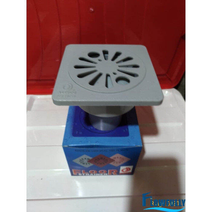 SARINGAN GOT FLOOR STRAINER PVC MANHATTAN ABU ABU ALINCO | Lazada Indonesia