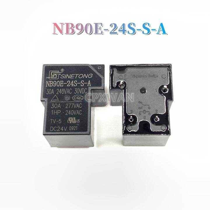 1ชิ้นรีเลย์กำลัง T90 NB90E-24S-S-A 30A 240VDC 4Pin ต้นฉบับใหม่ | Lazada ...