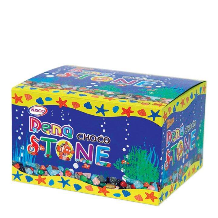 [พร้อมส่ง!!!] คิสโก้ ดีโน่ ช็อกโกสโตน 20 กรัม x 12 ซองKisco DENO CHOCO ...