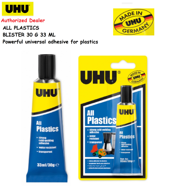 UHU Glue All Plastics Plastik Adhesive 37595 Made in Germany | Lazada