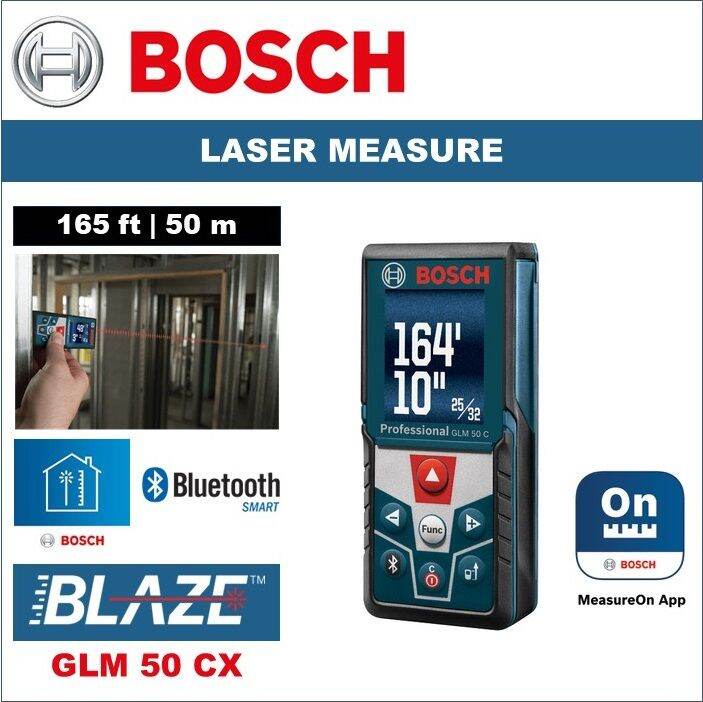Bosch 165 Feet Laser Measure - GLM 50 CX | Lazada PH