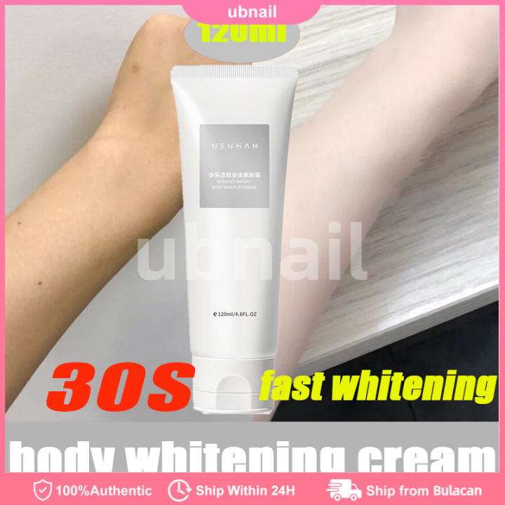 120ml Rapid Skin Bleaching Cream Body Whitening Cream Waterproof and Anti-rub Niacinamide ...