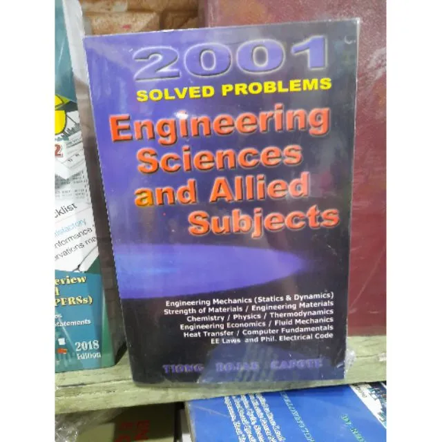 Ready Stock】 2001 Solved Problems Engineering Sciences and Allied Subjects( Esas ) | Lazada PH