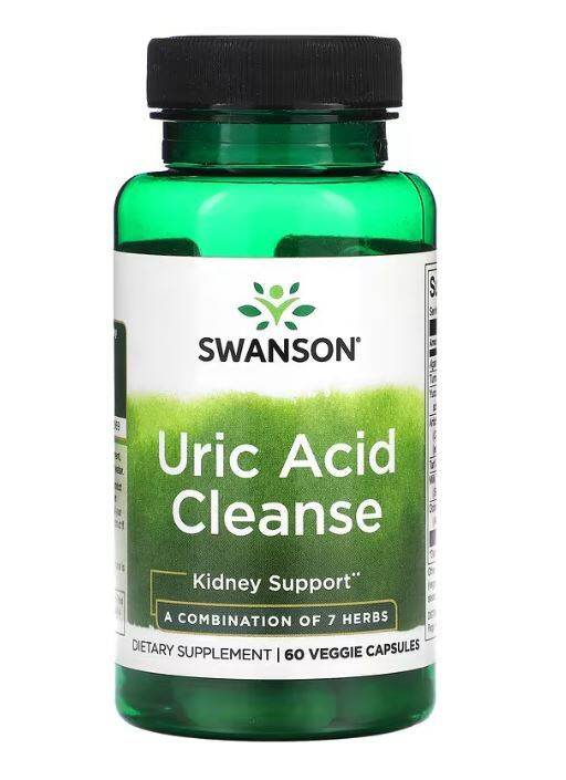 Swanson, Uric Acid Cleanse, 60 Veggie Capsules | Lazada.co.th