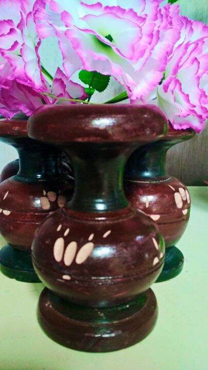 Vas bunga kayu, pot bunga kayu, klasik | Lazada Indonesia