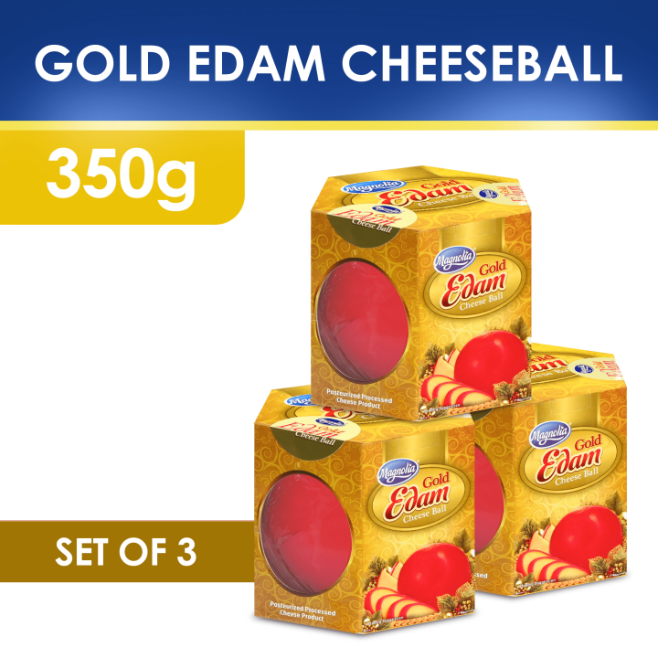 Magnolia Gold Edam Cheeseball (350g) Set of 3 | Lazada PH