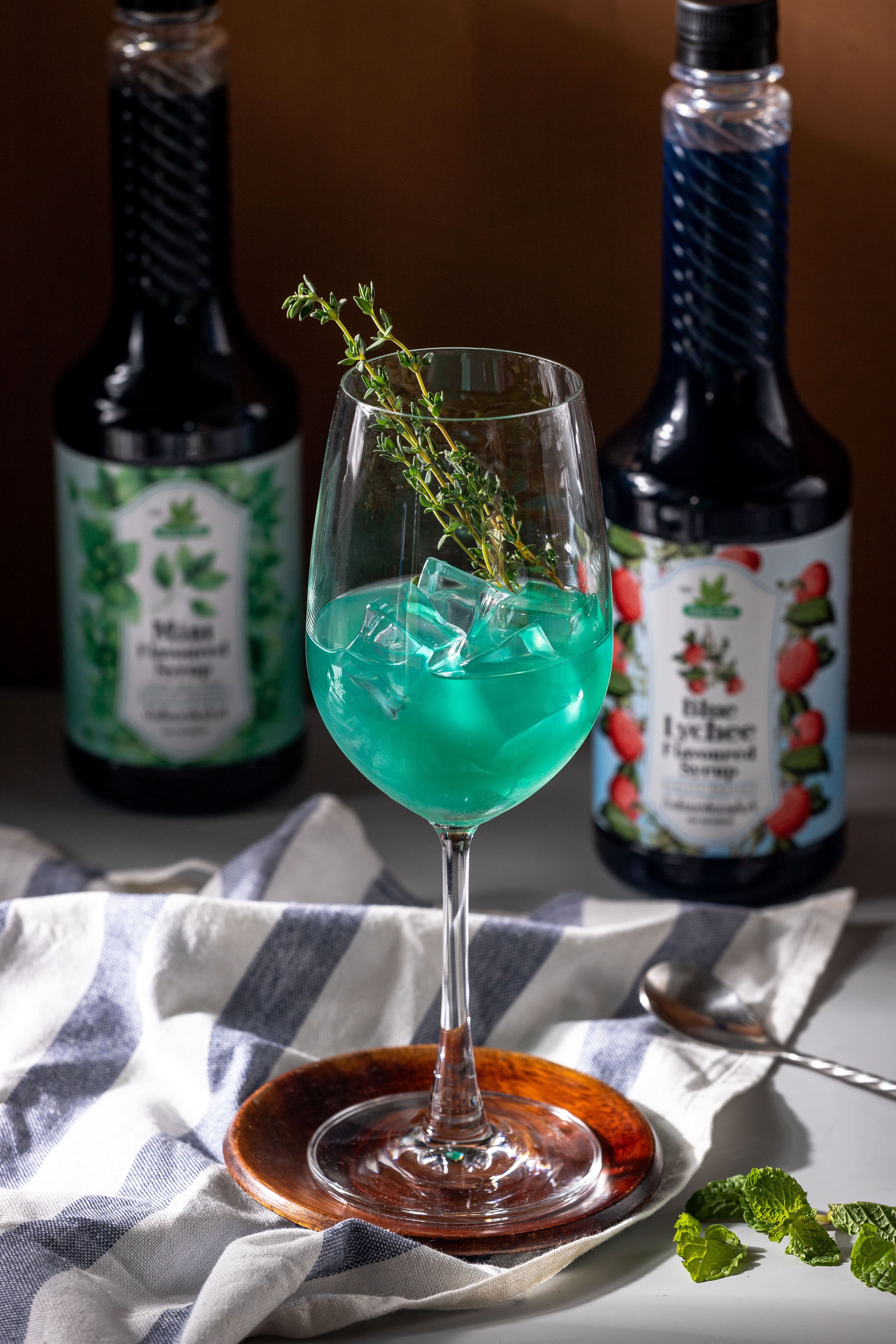 Nature Taste Mint Syrup น้ำเชื่อมไซรัป กลิ่นมิ้นต์ ตราเนเจ - Puket Stores