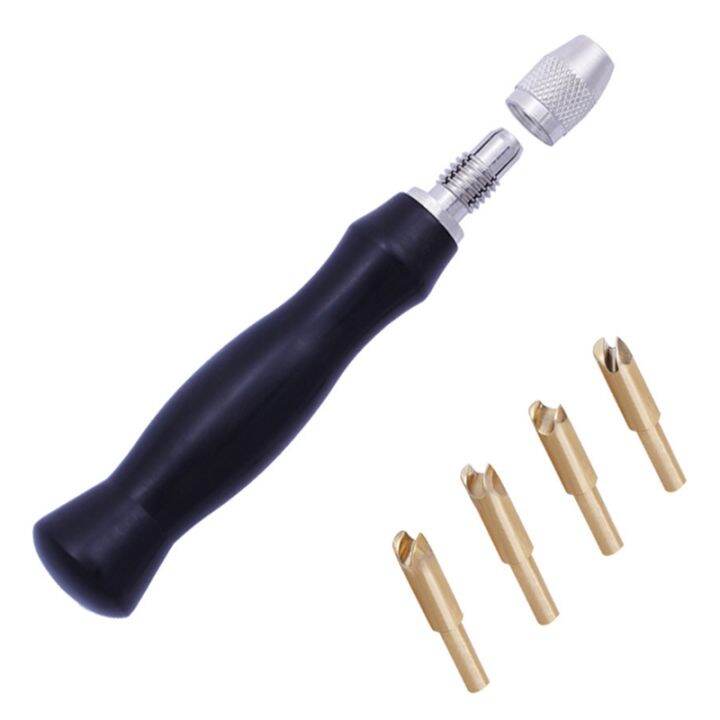 Leather Edge Creaser Set with Replaceable Brass Head 1.5-2-2.5-3mm ...