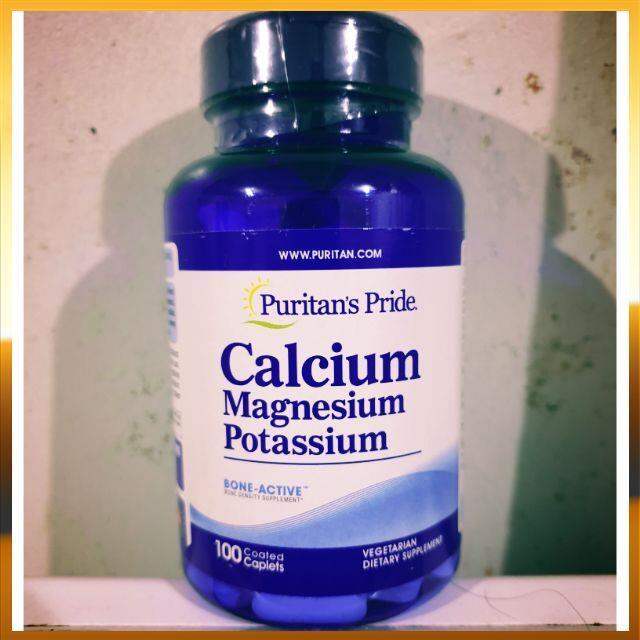Puritans pride calcium magnesium Potassium tablet bone health ...