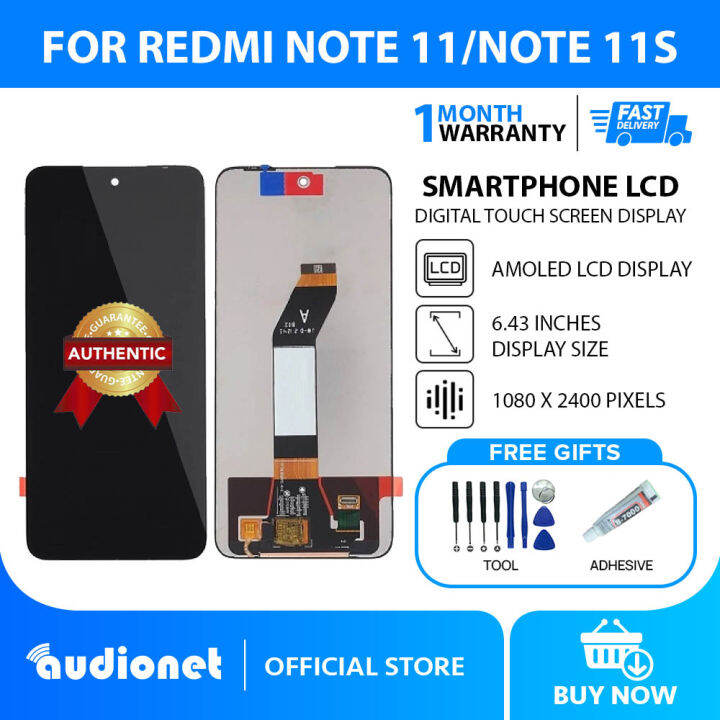 Smartphone LCD for Xiaomi Redmi Note 11/Note 11s Digital Touch Screen ...