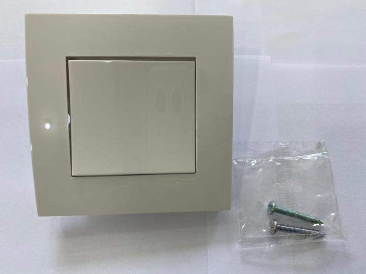 Schneider Vivace 1 Gang 1 Way Switch, White | Lazada