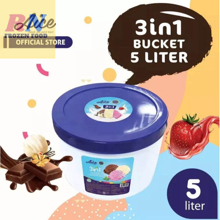 Aice 3 in 1 Ice Cream 5L | Lazada Indonesia