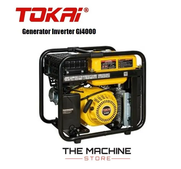 TOKAI Inverter Generator Gi4000 Low Noise 3.5kW / 12V / 8.3A / 224cc ...