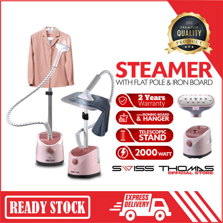 MurahLiving Garment Steamer With Flat Pole & Iron Board Seterika Baju ...