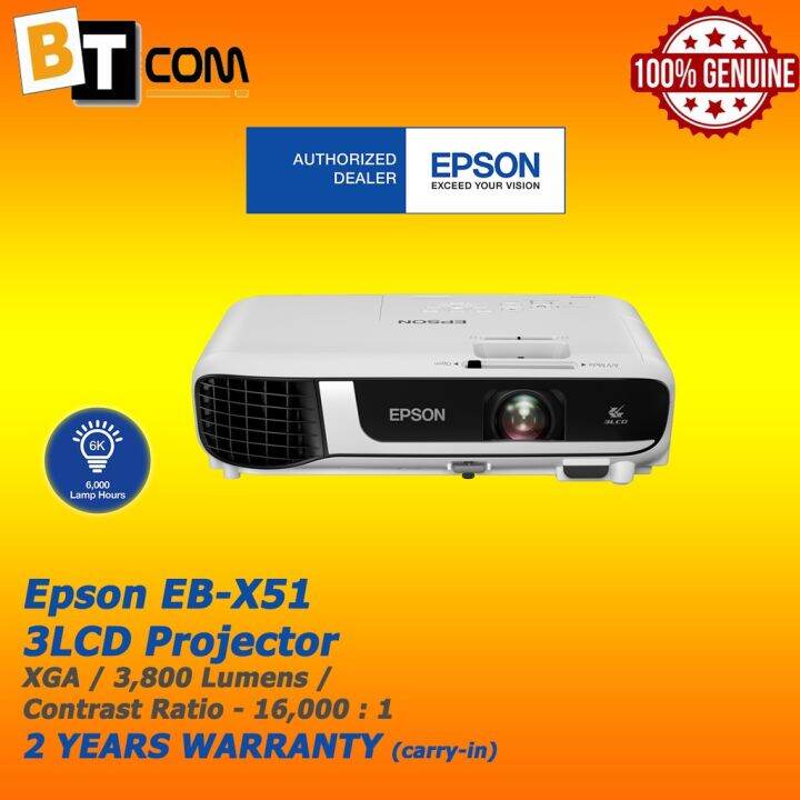 Epson EB-X51 XGA 3LCD Projector | Lazada