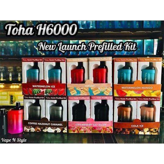 Toha H6000 New launch Prefilled Pod Kit | Lazada PH