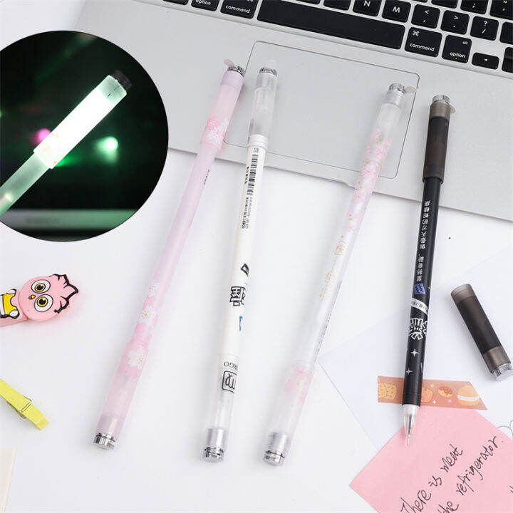 Glowing Creative Rotating LED Pen Students Kids Fashion Spinning Pen ...