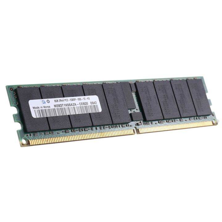 1 Piece RECC RAM Memory PC2 5300P 2RX4 REG ECC Server Memory RAM DDR2 ...