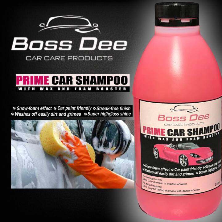 Boss Dee PRIME Car Bike Motor Shampoo with Wax and Foam Booster 1L ...