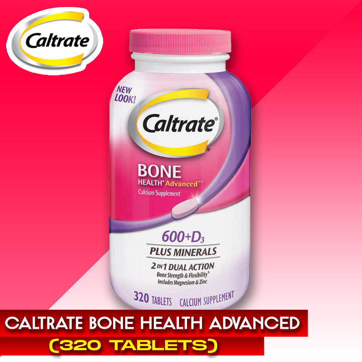 Caltrate Bone Health Advance 600+D3 (320 tablets) | Lazada PH