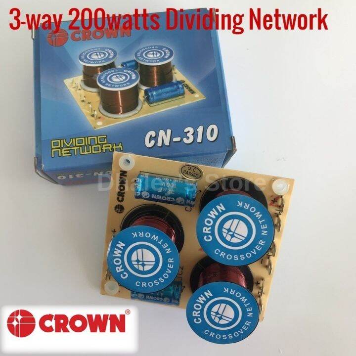Original Crown CN-310 Dividing Network 3-way 200watts Crossover | Lazada PH