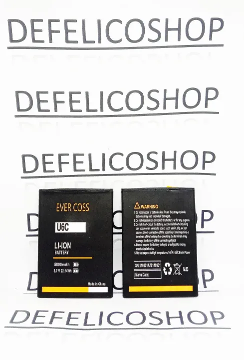 Baterai HP Evercoss U6C Xtream 2 Prime ORI Batre Cross M60 Batrai Evercross M6 - M6A OEM ...