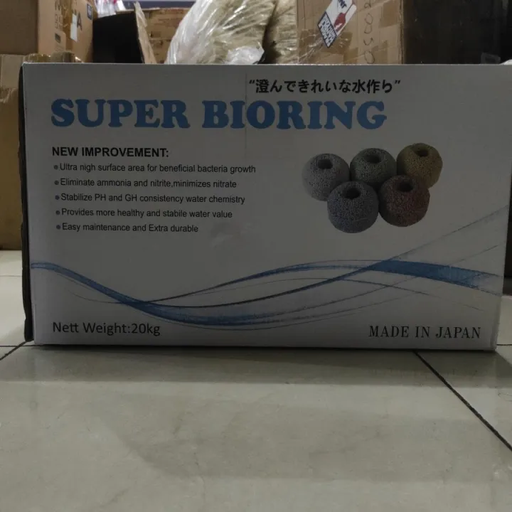 Super Bio Ring Bacteria Home Media Filter Aquarium dan Kolam 20kg ...