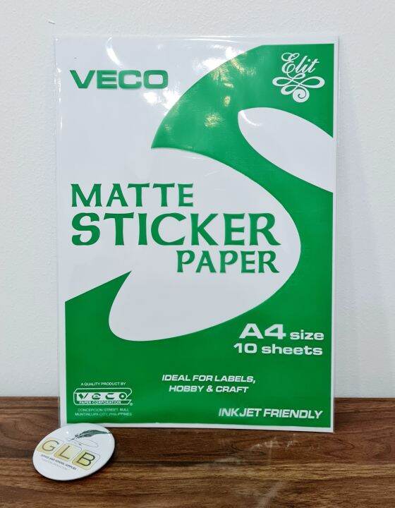MATTE STICKER PAPER A4 SIZE | Lazada PH