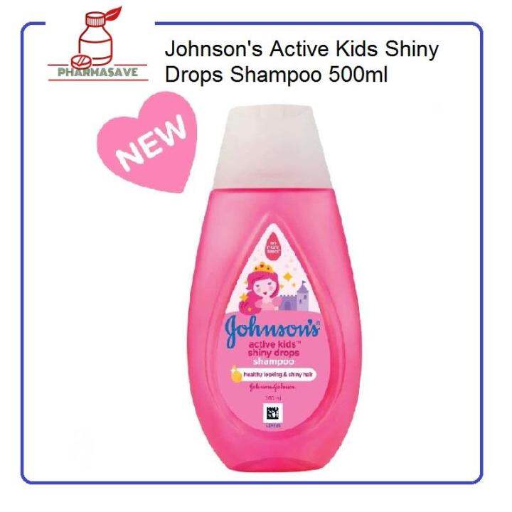 Johnson's Active Kids Shiny Drops Shampoo 500ml | Lazada