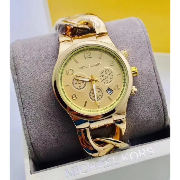Michael Kors MK Watch Ladies Watch for Women Stainless Fashion Runaway ...