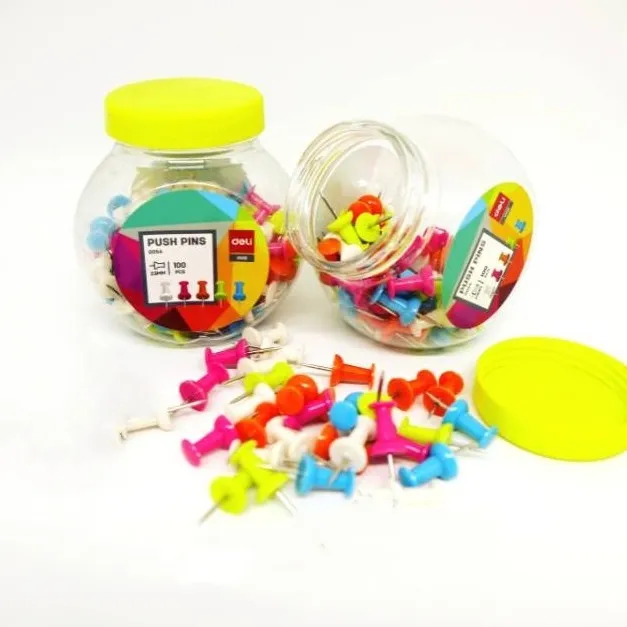 DELI Colour Push Pin 100pcs NO.0054 (23mm) | Lazada