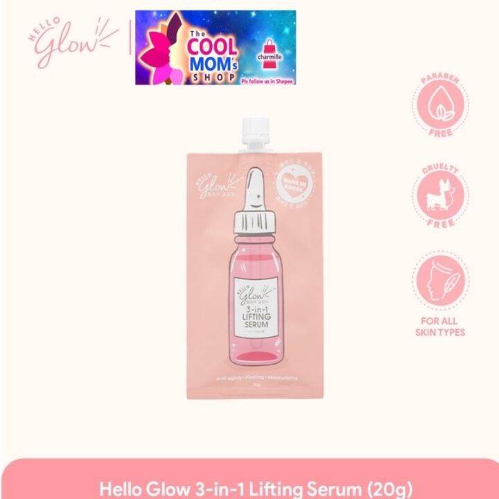 Hello Glow 3-IN-1 Lifting Serum 20g | Lazada PH