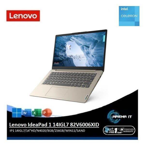 Lenovo IdeaPad 1 14IGL7 82V6006XID [IP1 14IGL7/14"HD/N4020/8GB/256GB ...