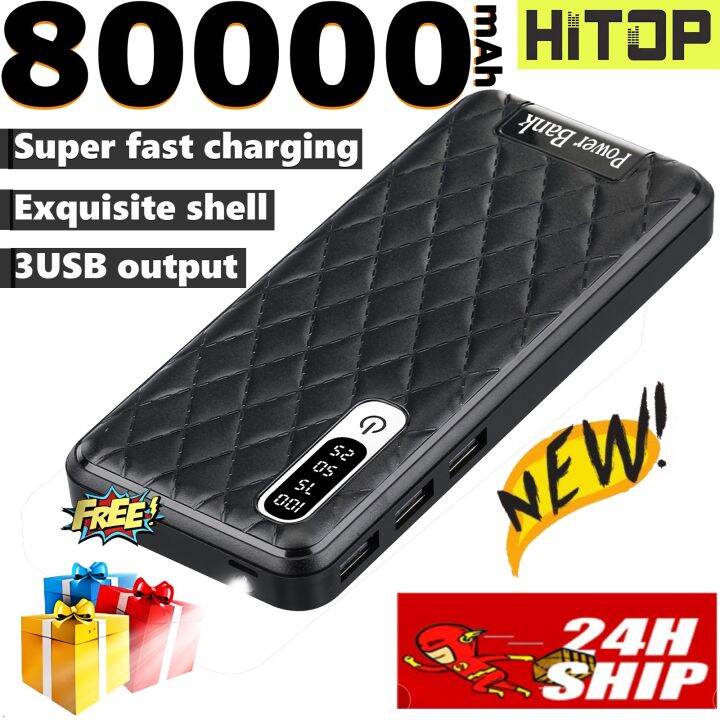 HITOP power bank 800000mah original 22.5W PD QC 3.0 Two-way Quick ...