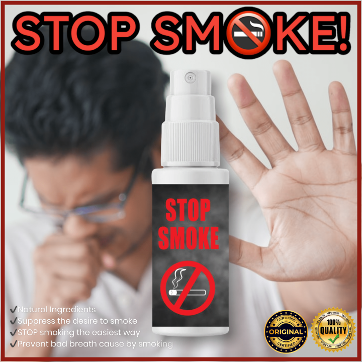 Original Stop Smoke Spray Anti Anxiety Spray Effective 30ml Care Get ...