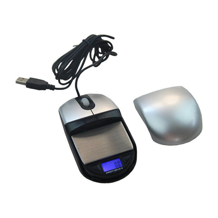 500g x 0.1g Mouse Type Digital Scale Electronic Precision Weight ...