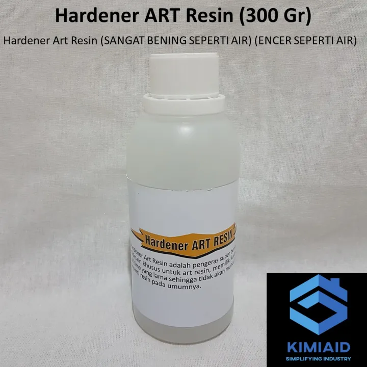 Hardener Art Resin - 300 Gram - Hardener Epoxy Super Bening - Only ...