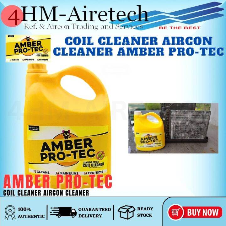 4HM [ORIGINAL] Amber Pro-Tec Coil Cleaner Aircon Cleaner | Lazada PH