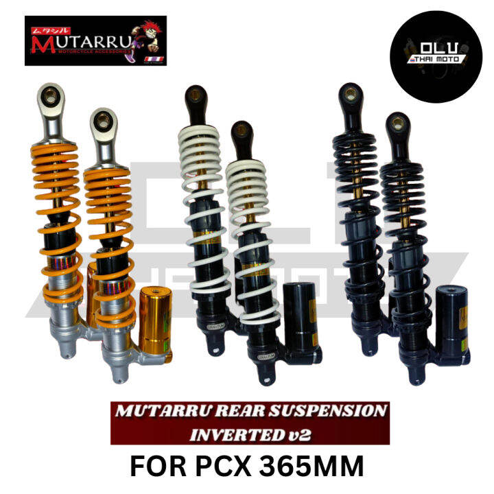 MUTARRU SHOCK PREMIUM INVERTED SHOCK V2 BLACK SERIES ADJUSTABLE REBOUND ...