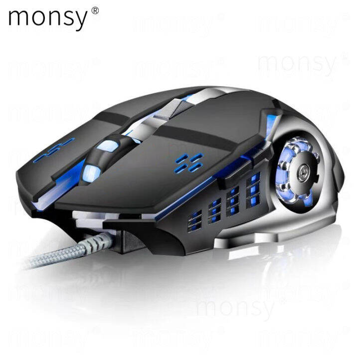 Monsy Mouse Gaming Mouse Wired Mechanical Mouse Gameboy PC Laptop Use ...