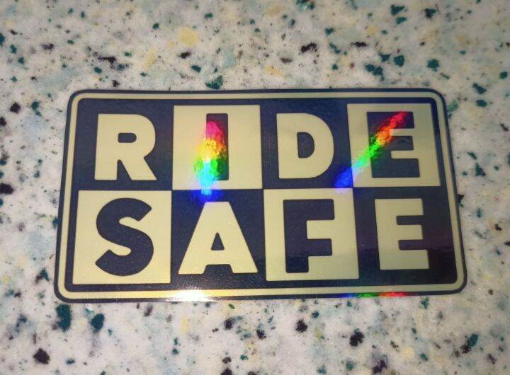Ride Safe Hologram Sticker | Lazada PH