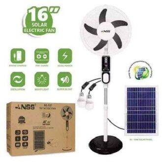 NSS SOLAR STAND FAN NS-F87 | Lazada PH