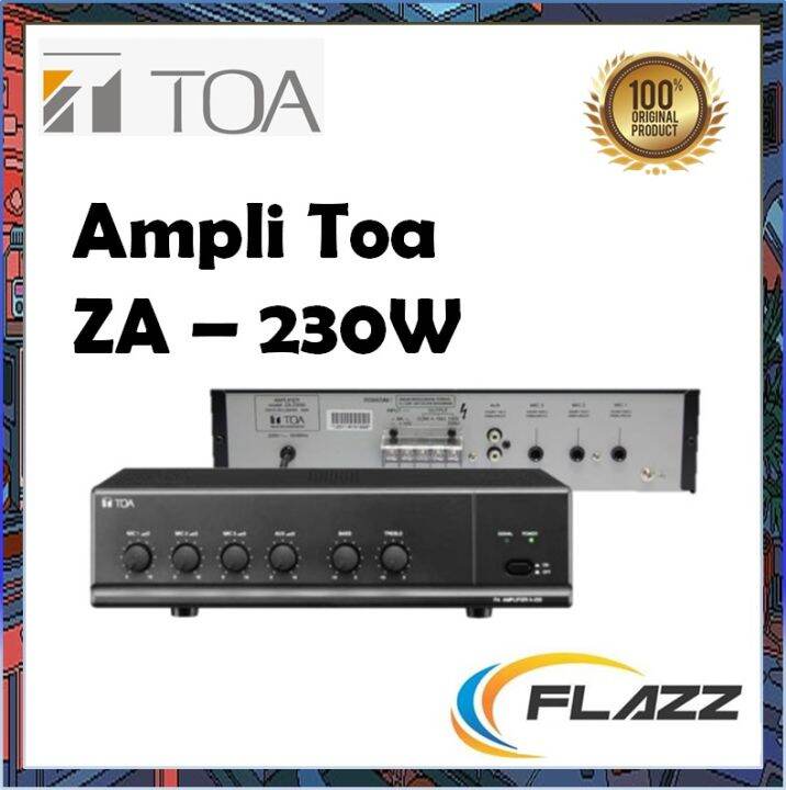Ampli TOA ZA230W, ZA 230W, ZA230 W, 230 W Original, 30 Watt | Lazada Indonesia